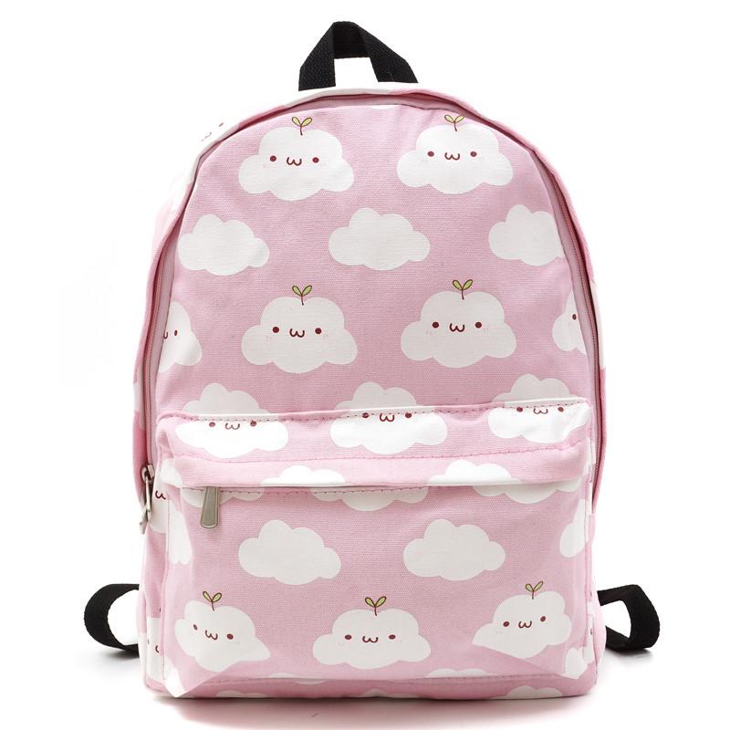Cute cartoon clouds printing harajuku backpack AD0291 – Andester