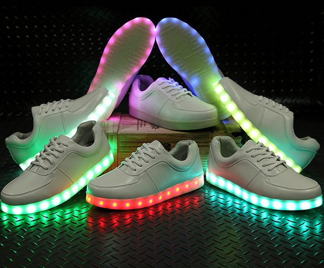 LED Colorful Fluorescent USB Charging Light Shoes AD10253 – Andester