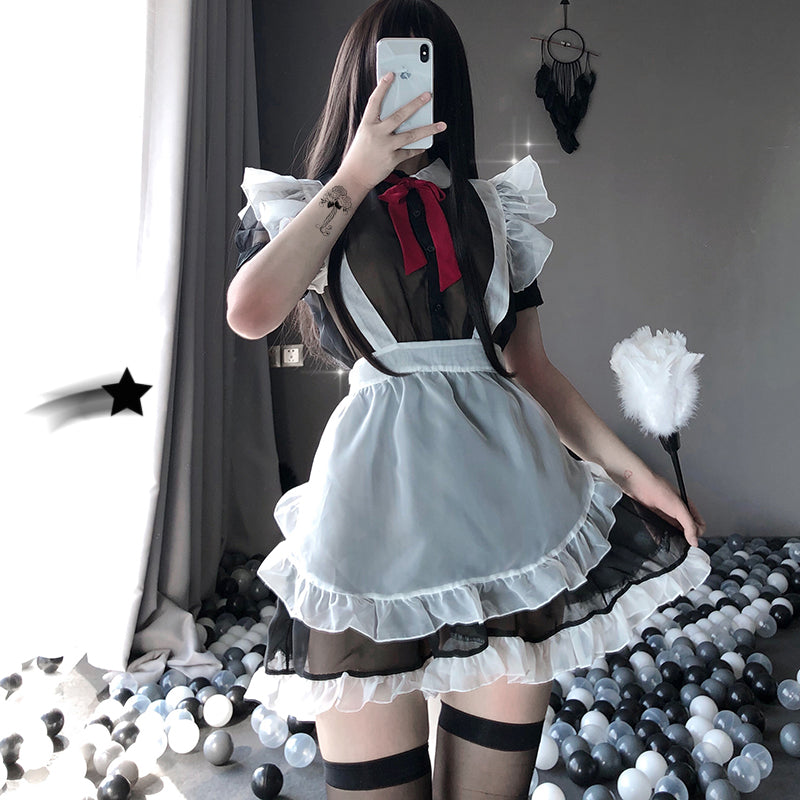 Transparent Maid Outfit AD12674 – Andester